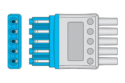 Philips M1968A Compatible ECG Leadwire Sets - Medical Cables Direct